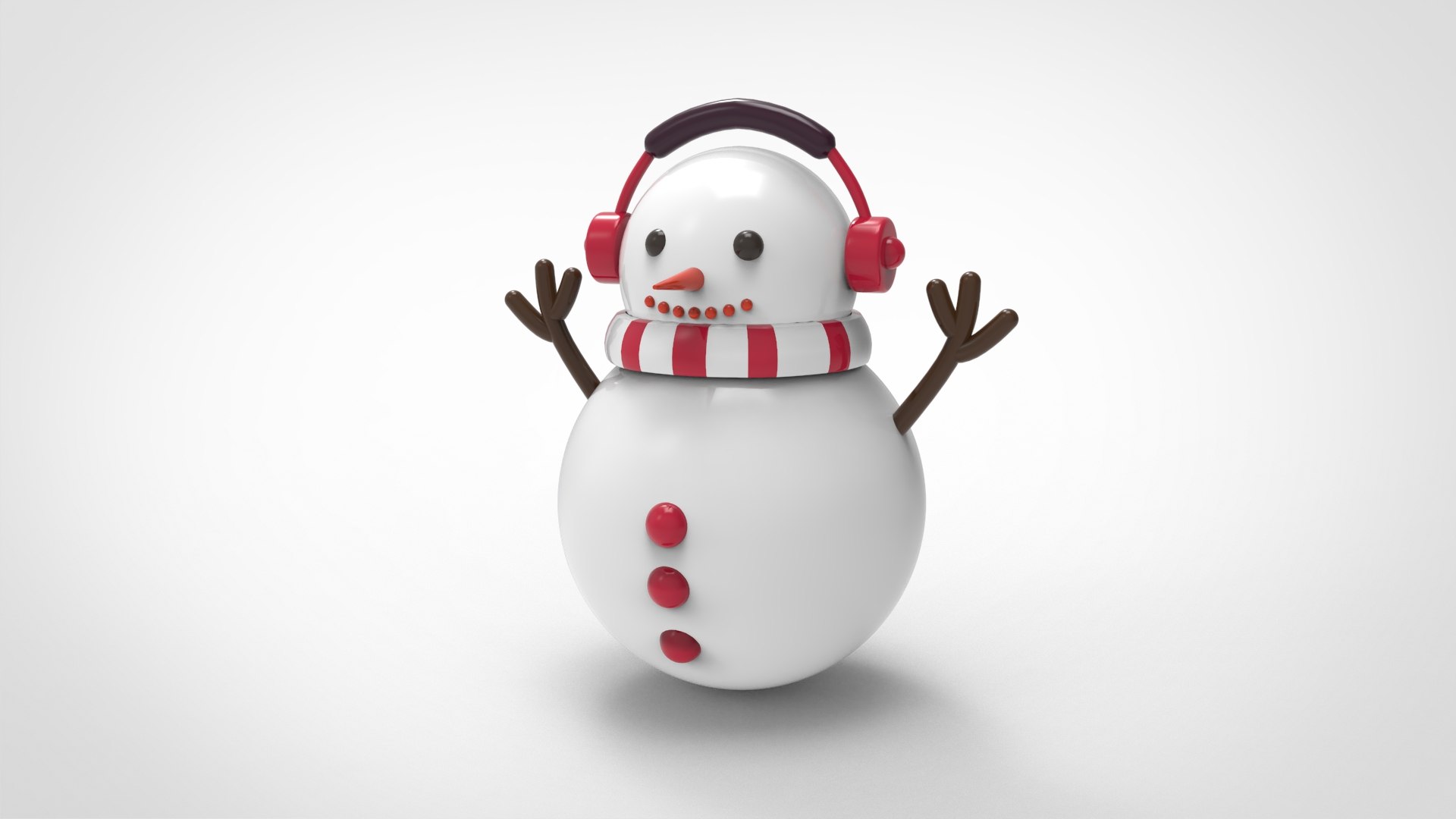 3D Snowmen Model - TurboSquid 2072043