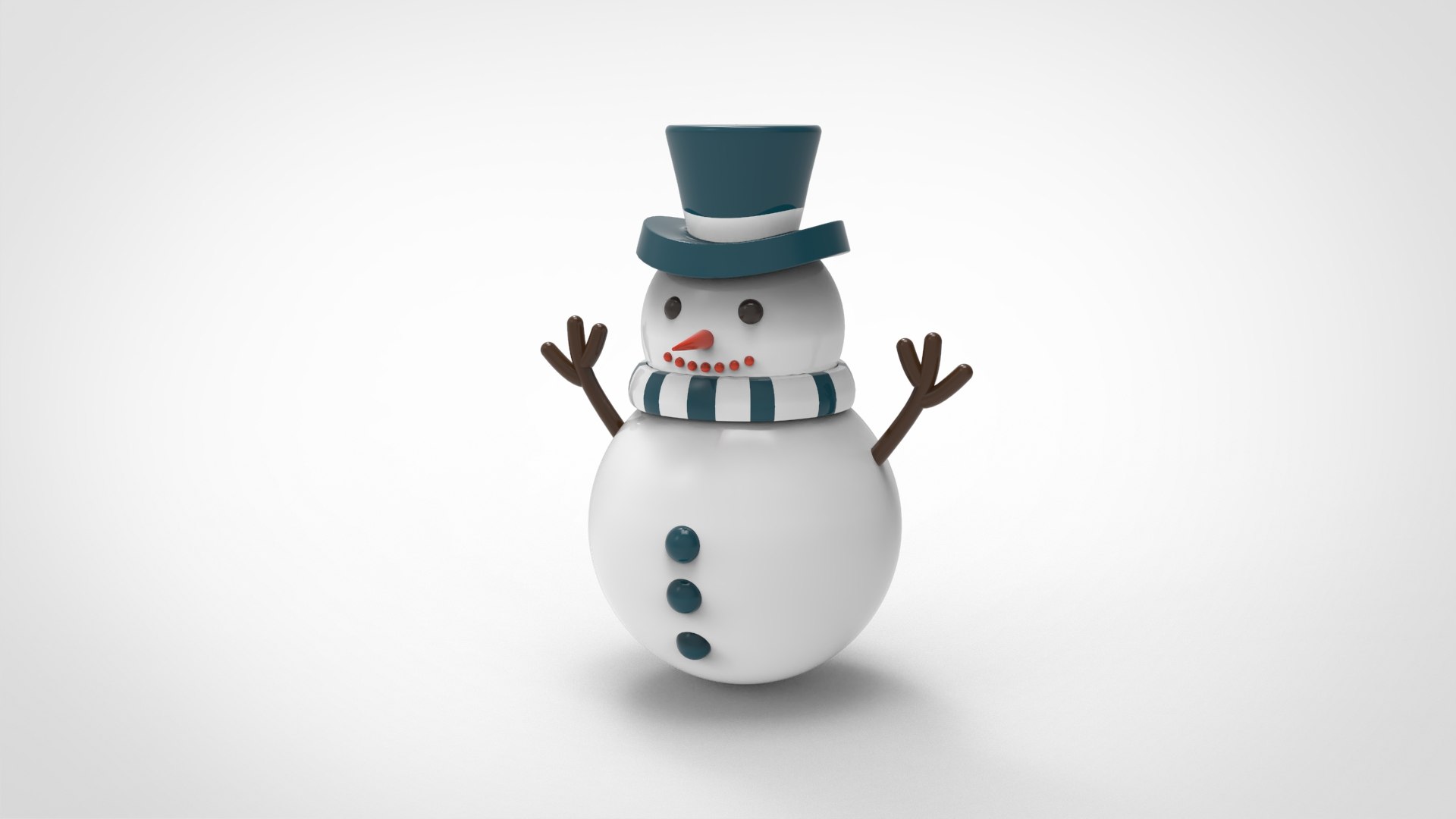 3D Snowmen Model - TurboSquid 2072043