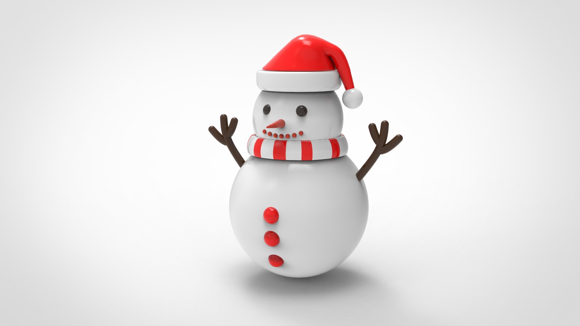 3D Snowmen Model - TurboSquid 2072043