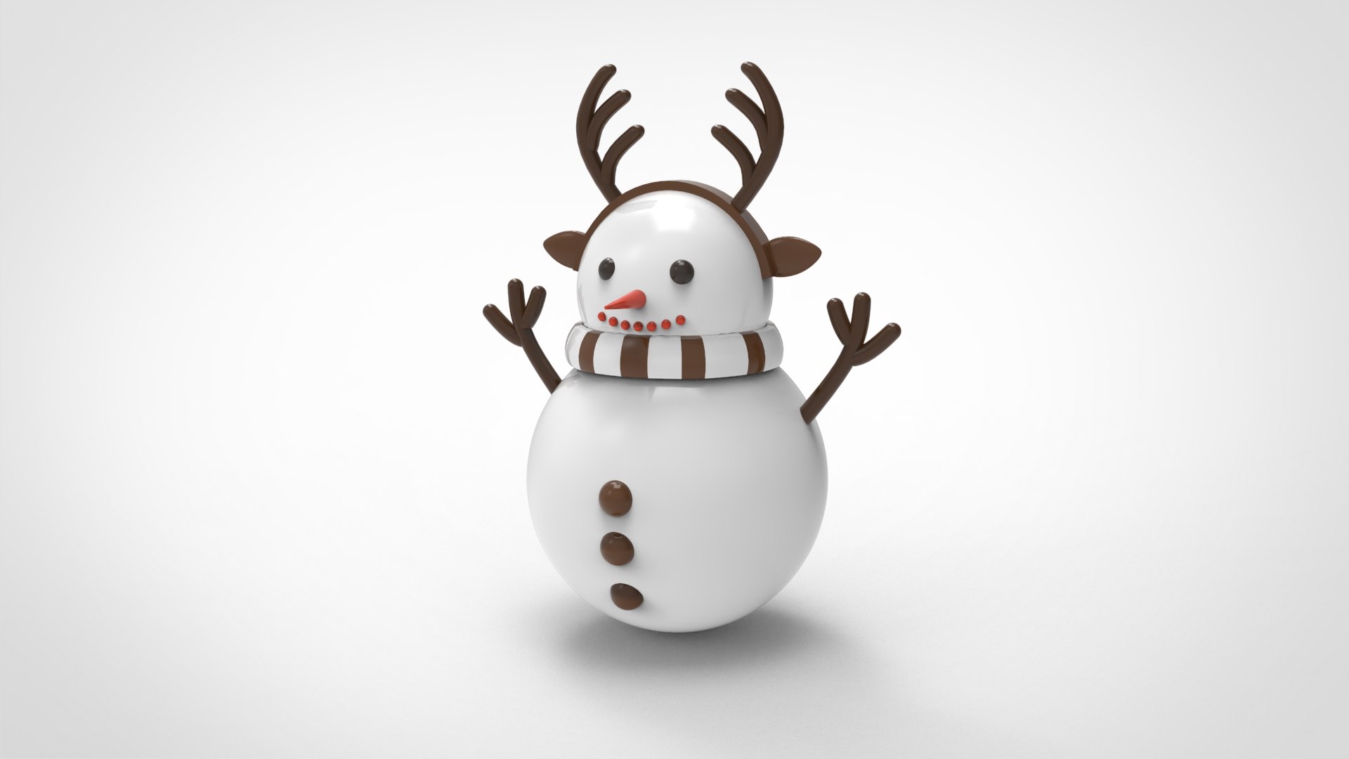 3D Snowmen Model - TurboSquid 2072043