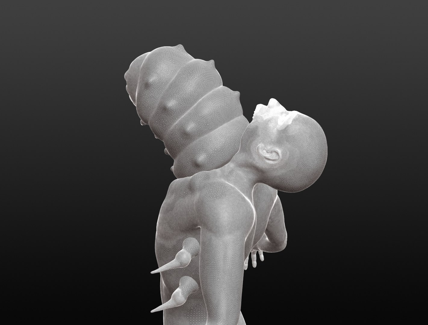 Monster Creature Character 3D Model - TurboSquid 1445037