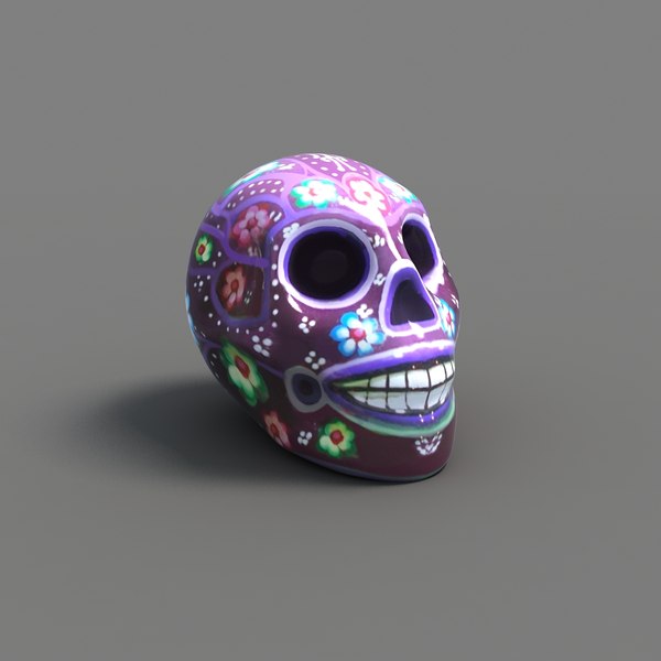 3D mexican skull - TurboSquid 1164305