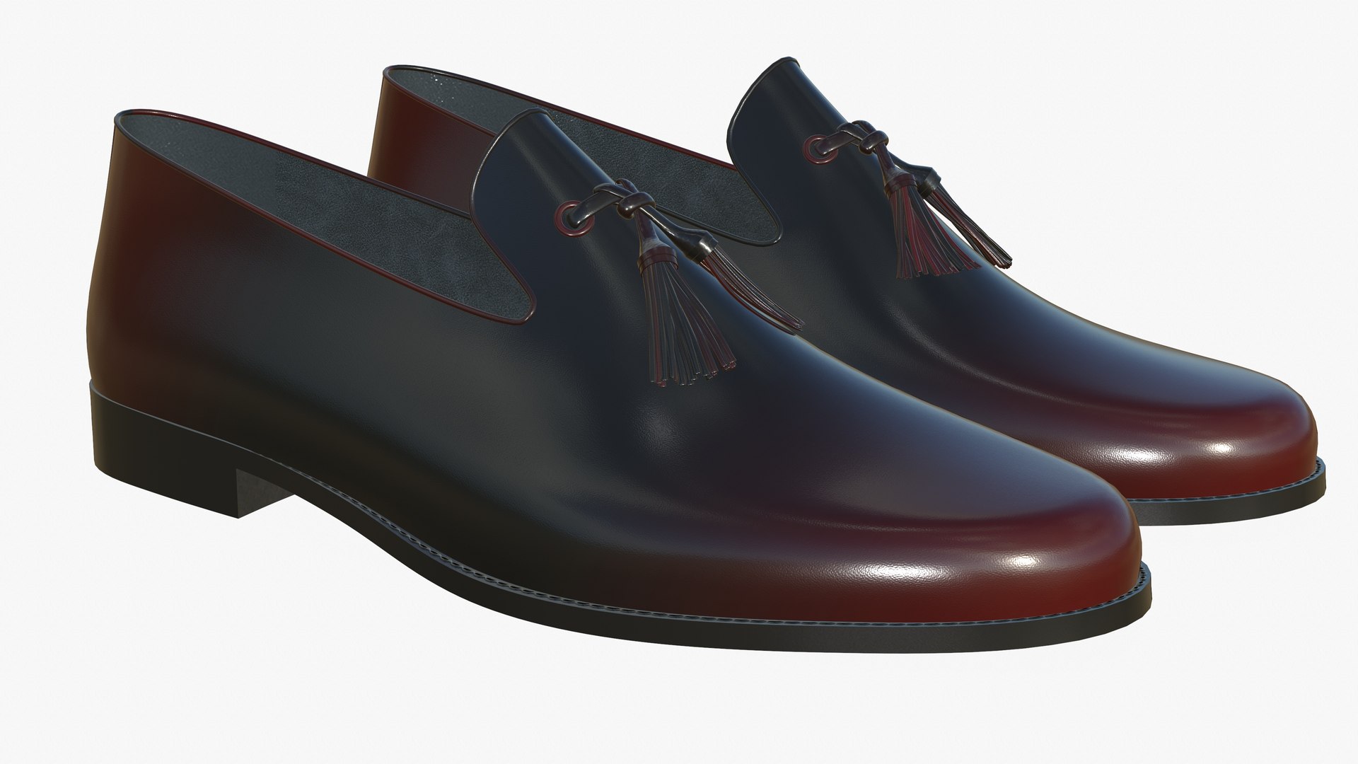 3D Realistic Leather Shoes Modern Model - TurboSquid 1934484