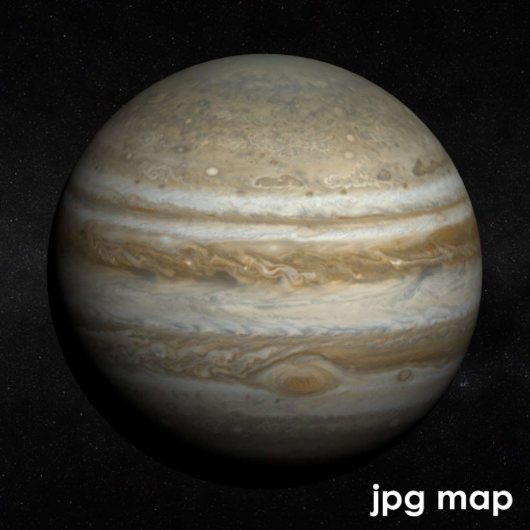 3dsmax Jupiter Mapped