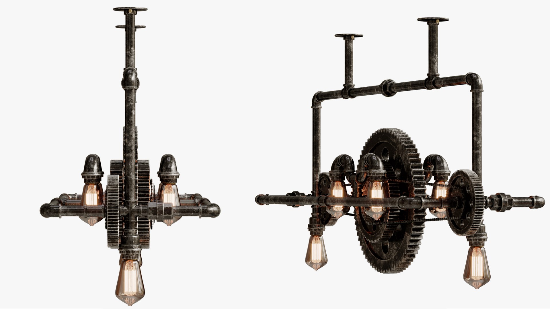 3D model Chandelier connect sogwheel - TurboSquid 2000021