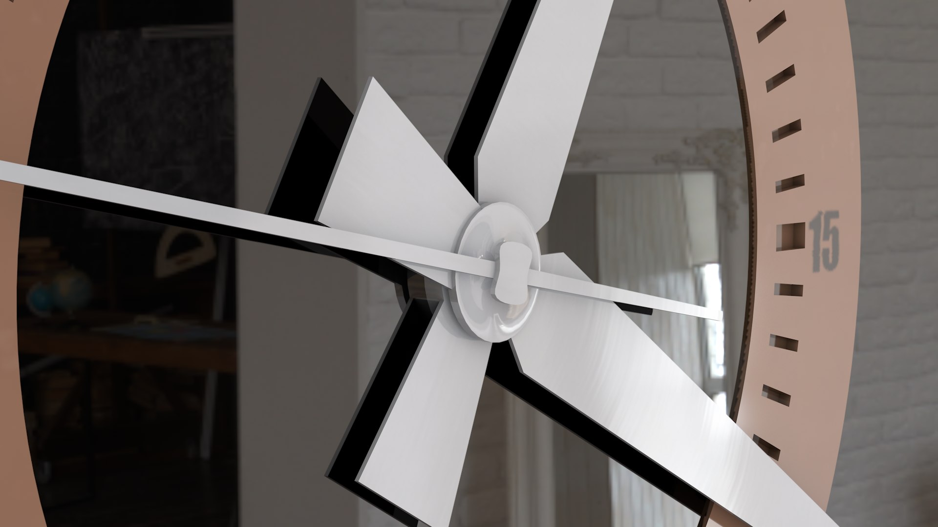 3D Wall Clock Model - TurboSquid 2337441