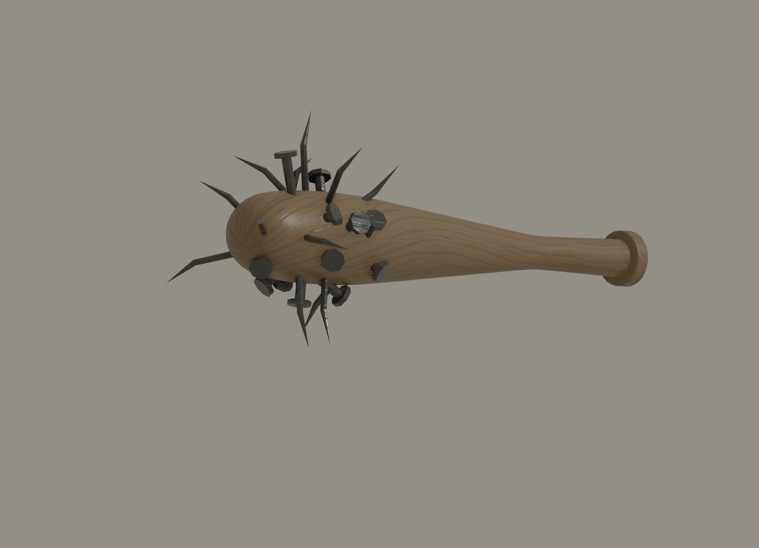 Spiked Baseball Bat Model - TurboSquid 2058795