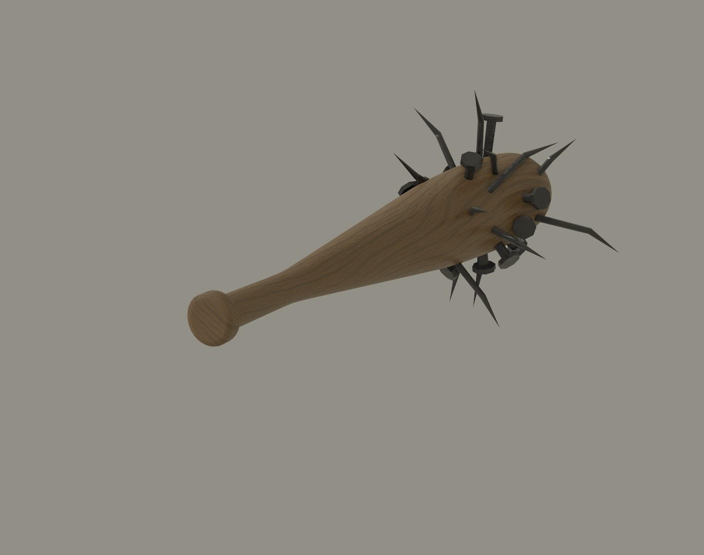 Spiked Baseball Bat Model - TurboSquid 2058795