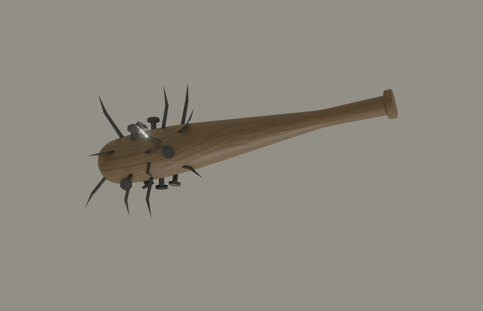 Spiked Baseball Bat Model - TurboSquid 2058795