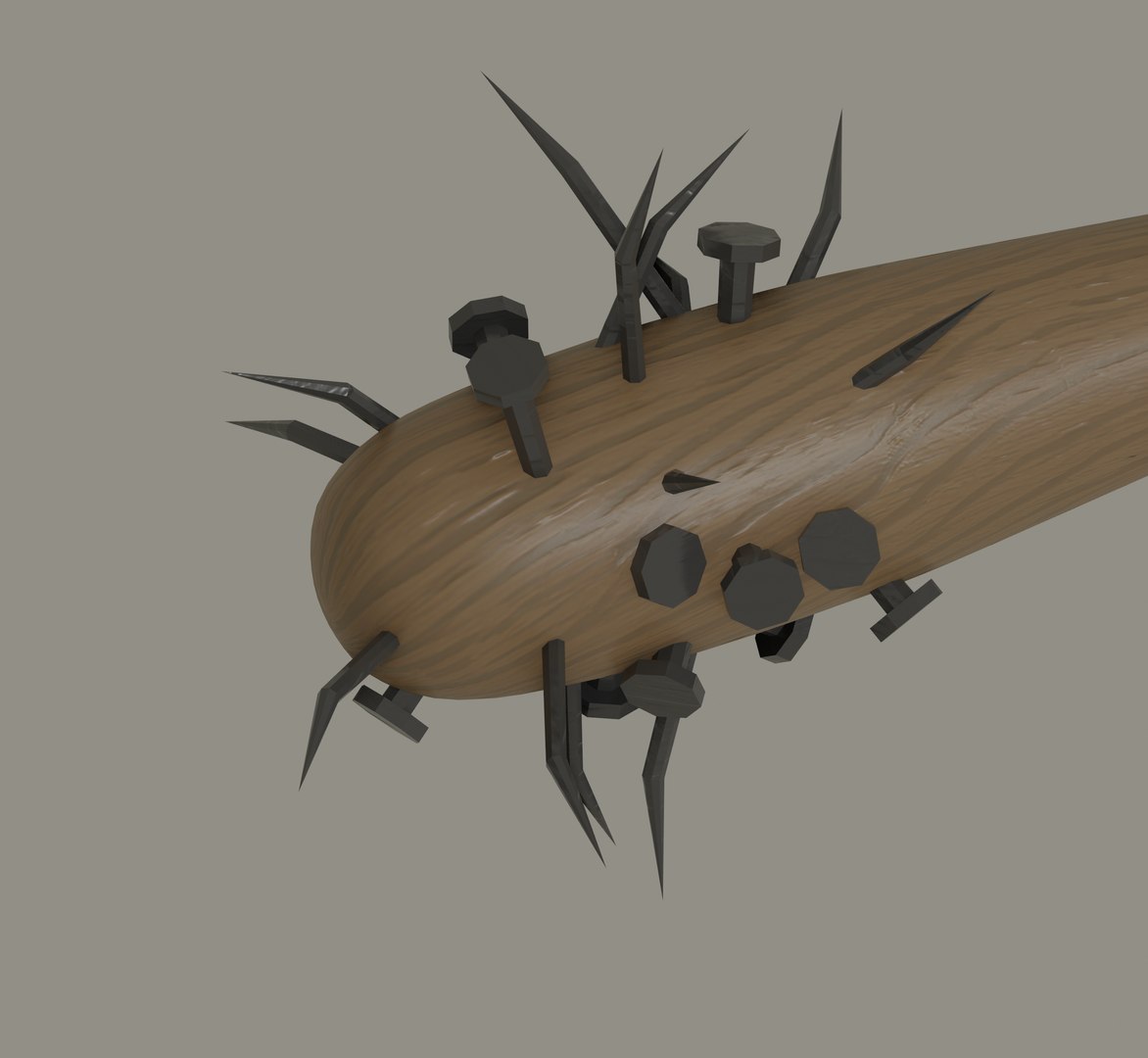 Spiked Baseball Bat Model - TurboSquid 2058795