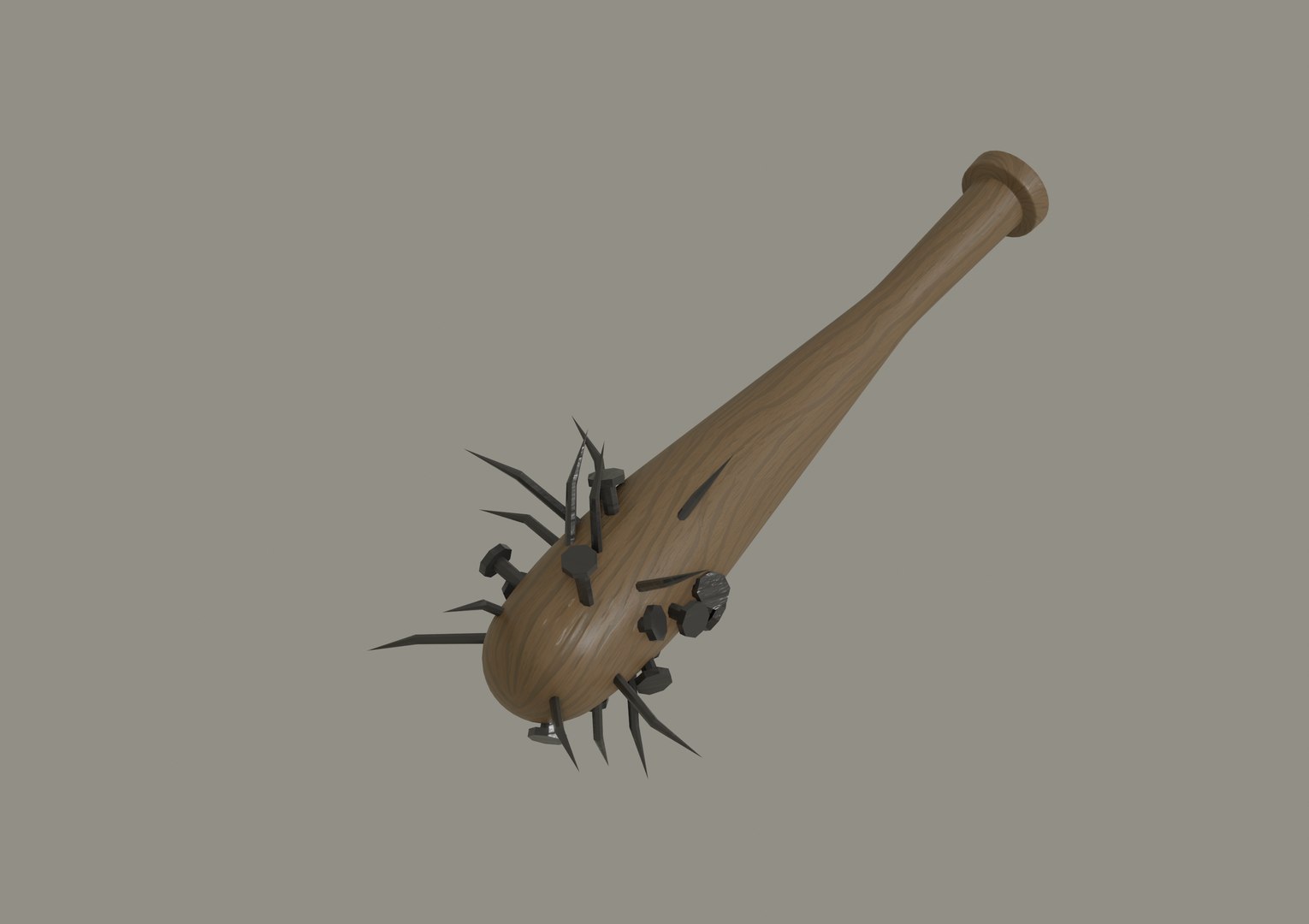 Spiked Baseball Bat Model - TurboSquid 2058795
