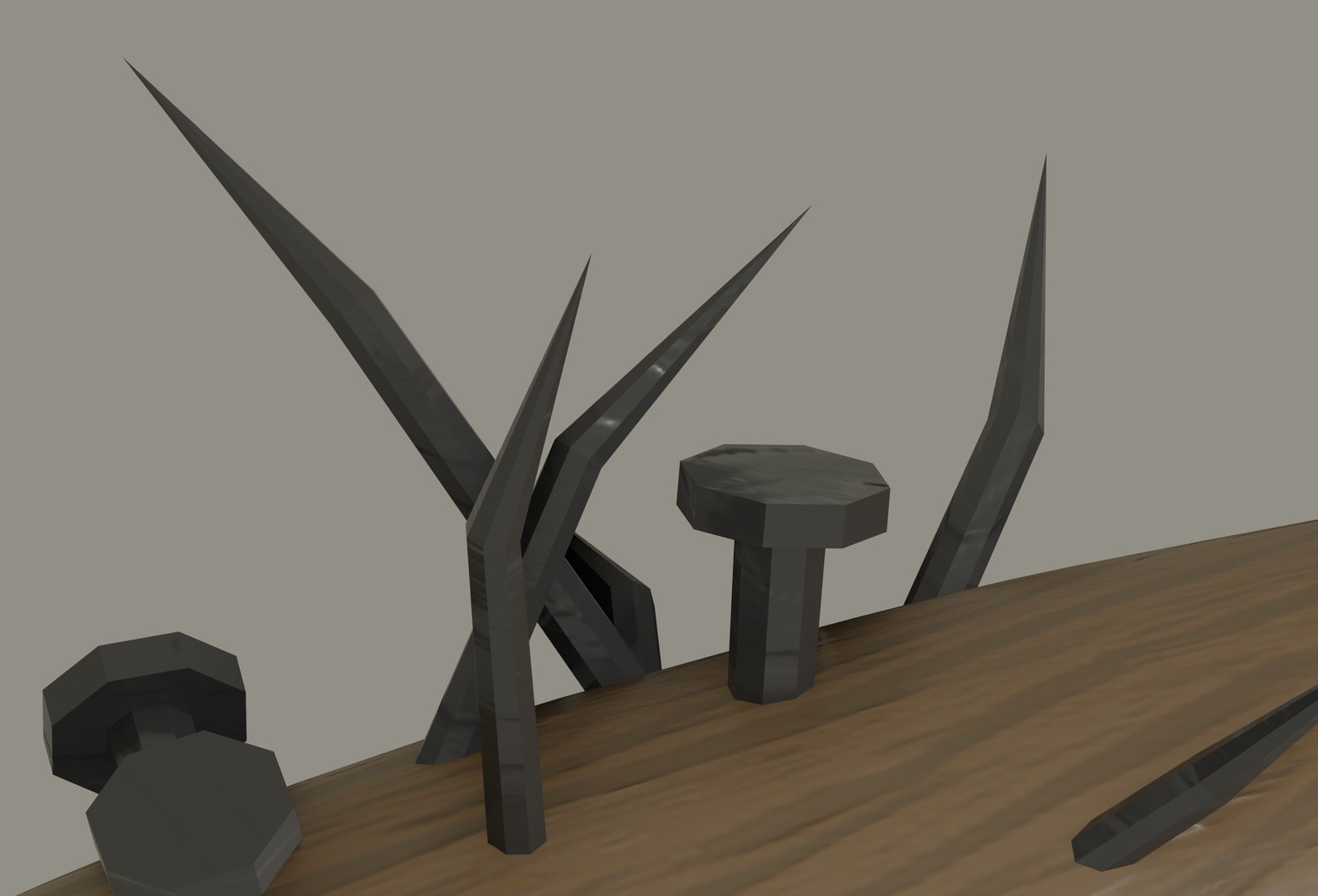 Spiked Baseball Bat Model - TurboSquid 2058795