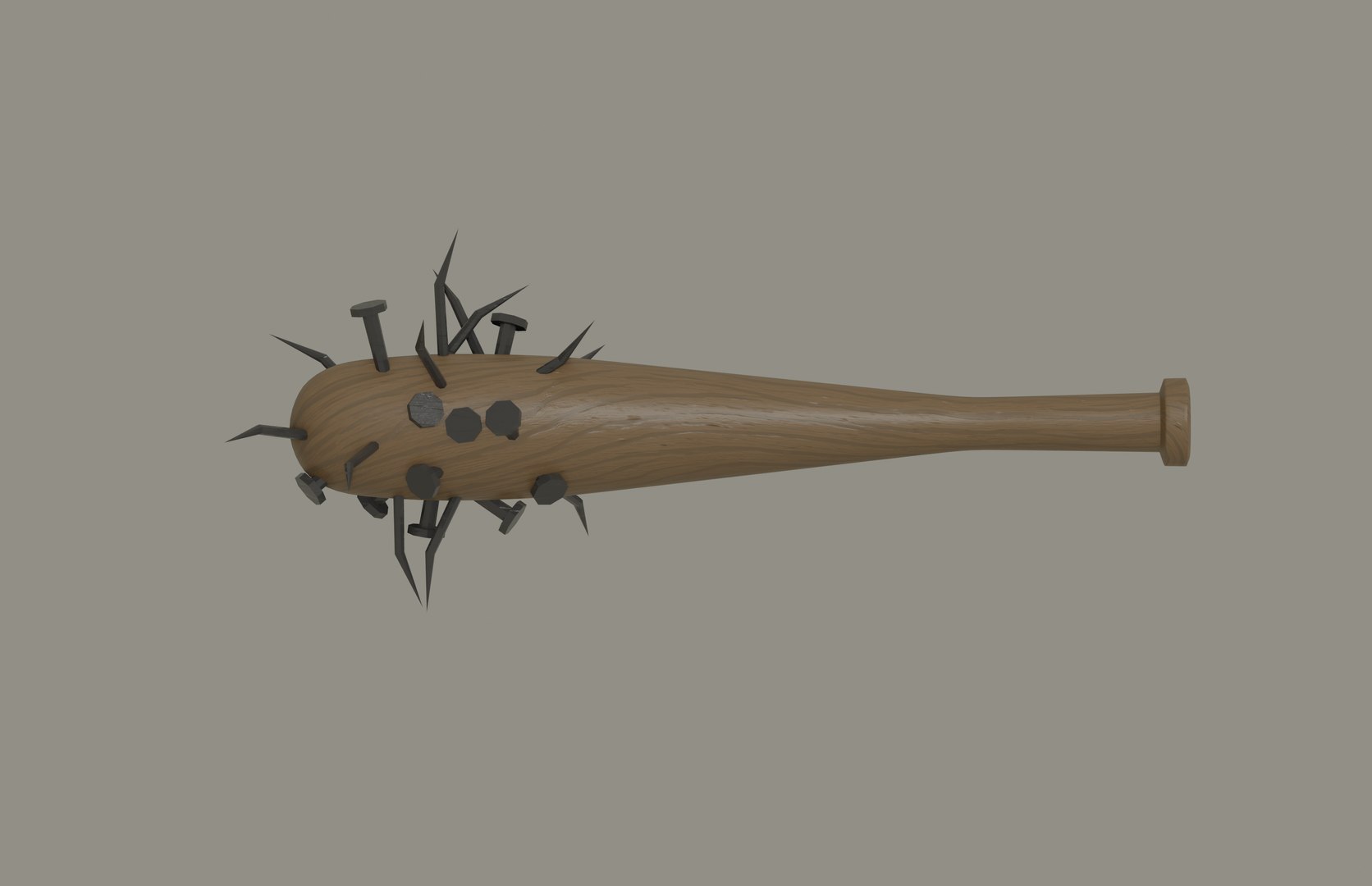 Spiked Baseball Bat Model - TurboSquid 2058795