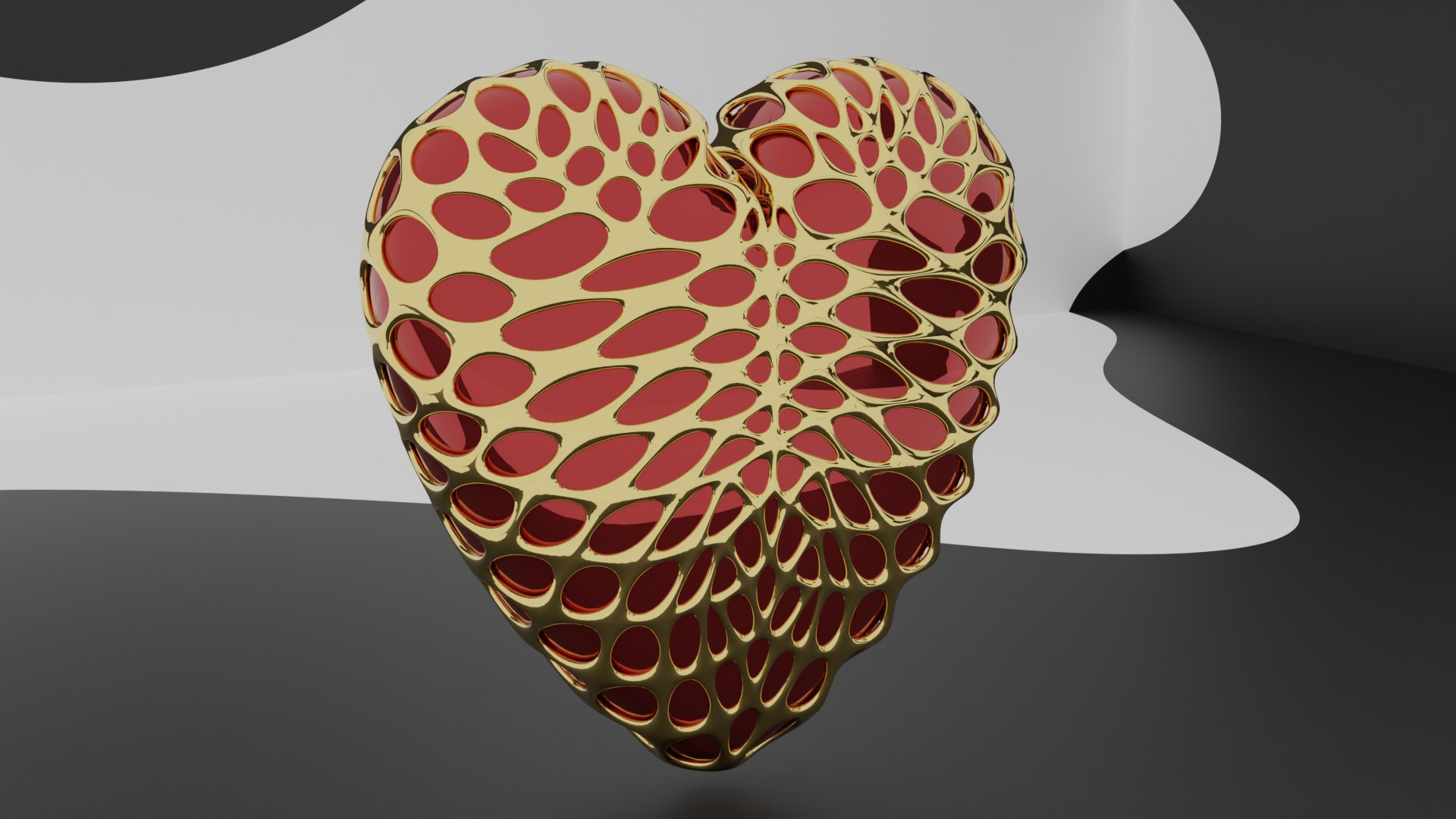 Cobweb Heart Model Turbosquid 2145989