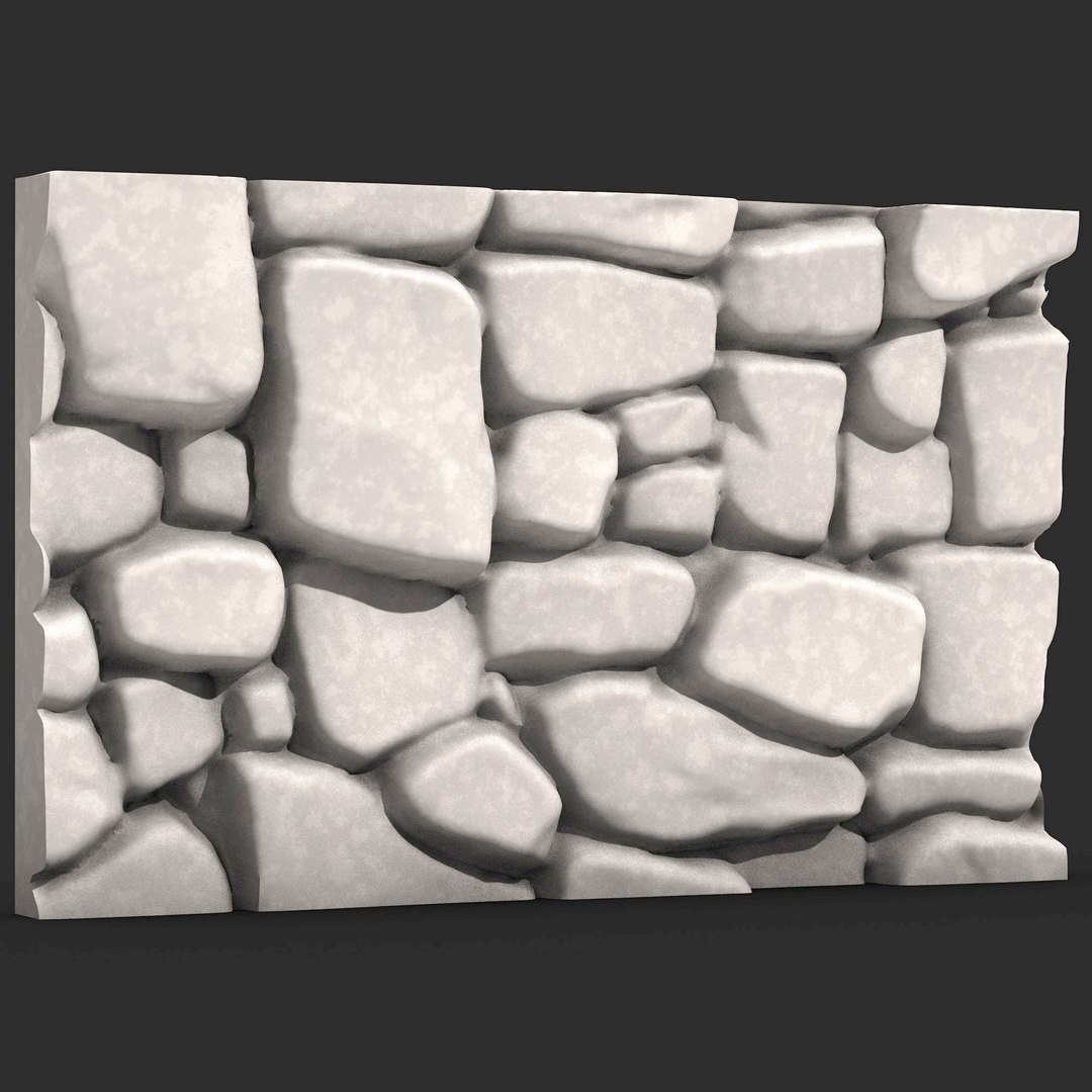 3D Stone Wall 046 Model - TurboSquid 2301826