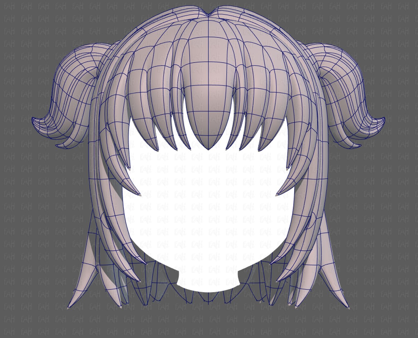Base Hair for girl V07 3D model - TurboSquid 1924713