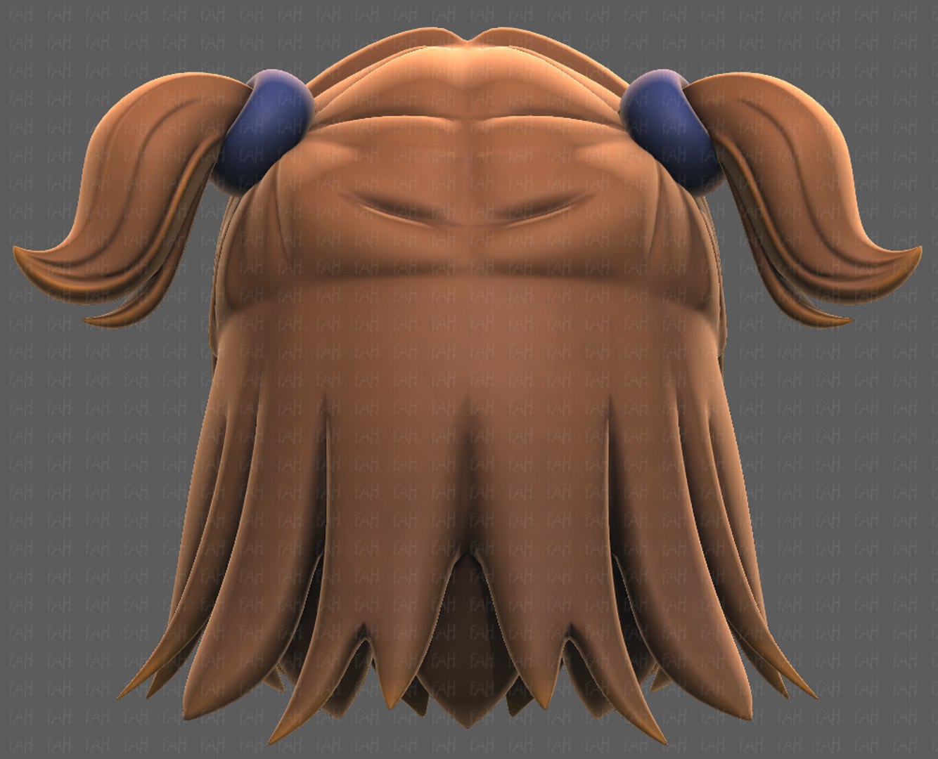 Base Hair for girl V07 3D model - TurboSquid 1924713