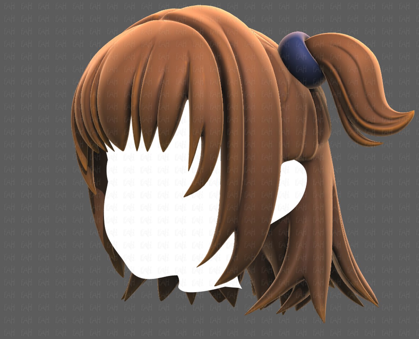 Base Hair for girl V07 3D model - TurboSquid 1924713