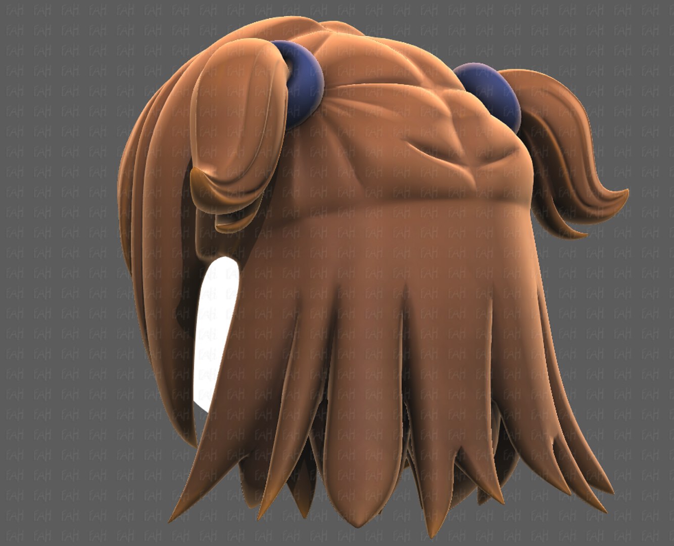 Base Hair for girl V07 3D model - TurboSquid 1924713