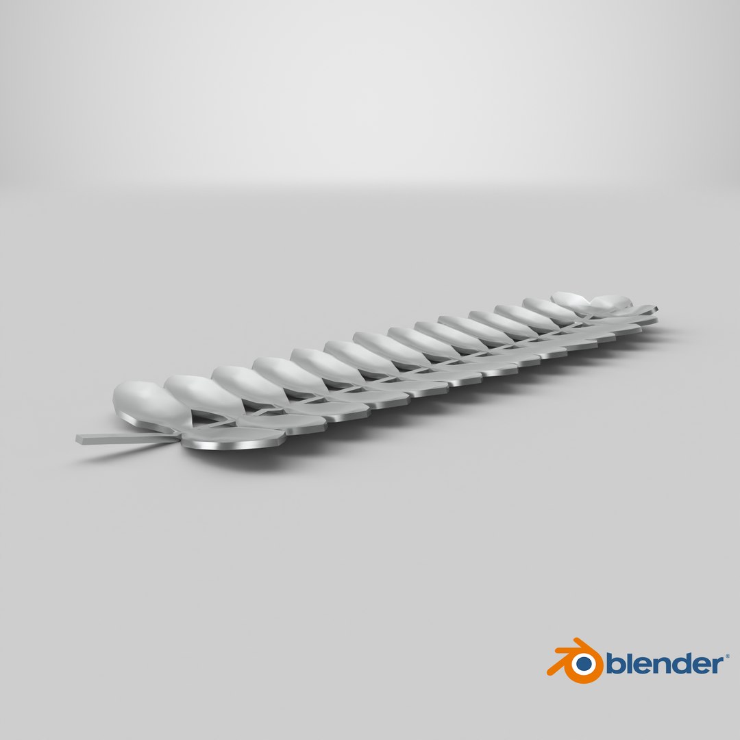 3D Branch Jungle Chrome Model - TurboSquid 2441850