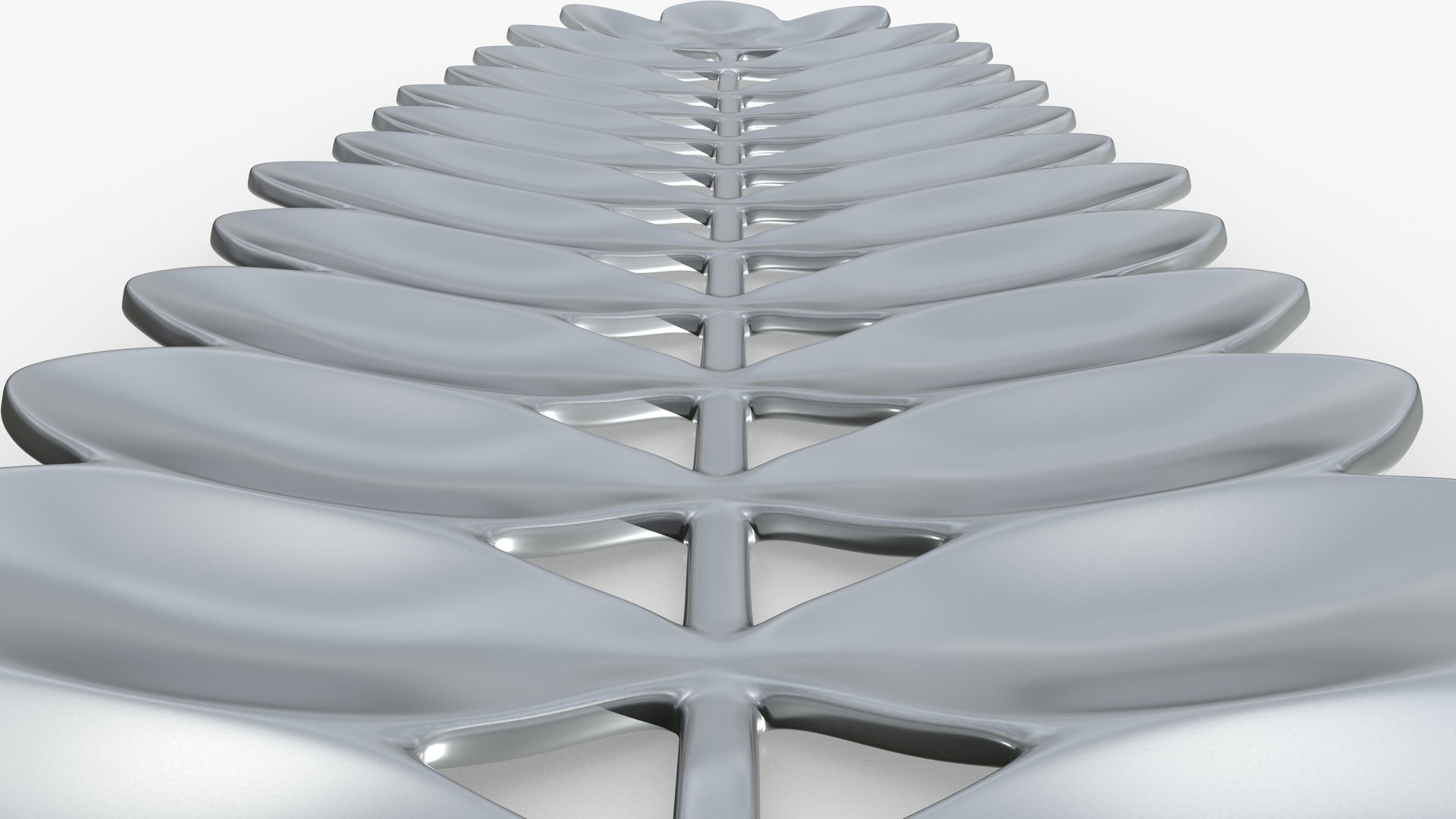 3D Branch Jungle Chrome Model - TurboSquid 2441850