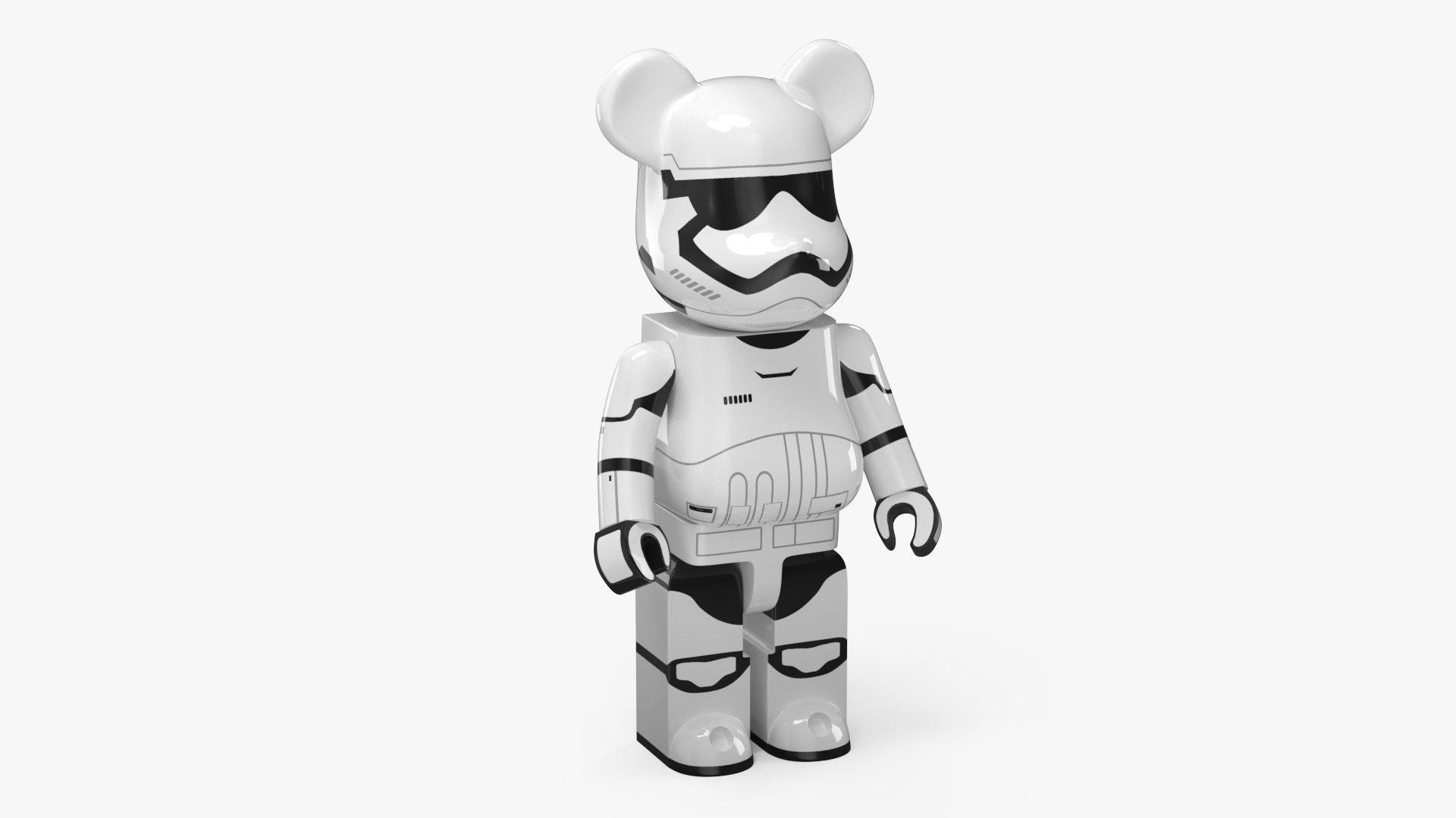 3D Collectible Figure Bearbrick Stormtrooper Model TurboSquid 2246233