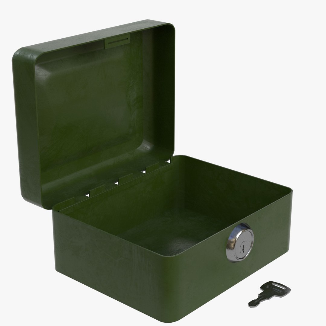 Locked Box Key 3D Model - TurboSquid 1406855