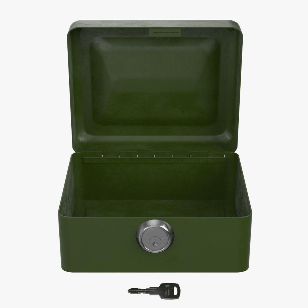 Locked Box Key 3D Model - TurboSquid 1406855