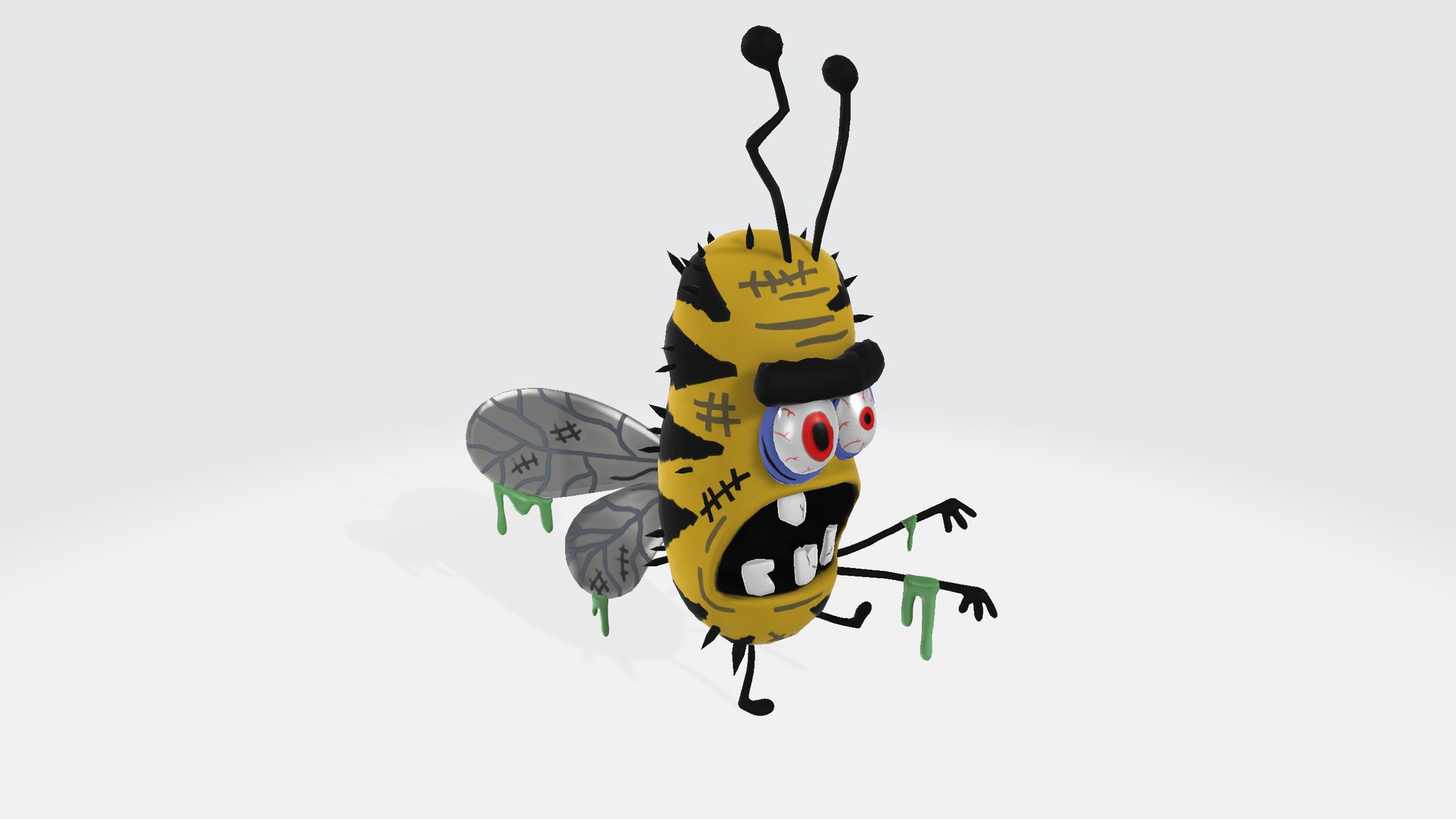 ZomBee - Bee 3D Model - TurboSquid 2373330
