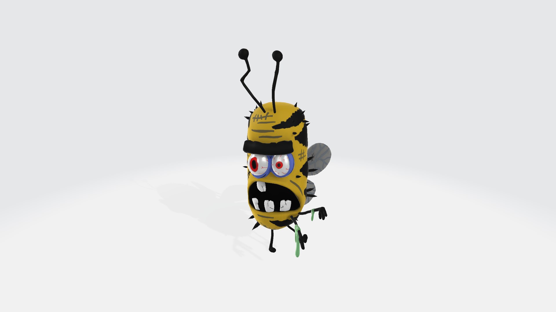 ZomBee - Bee 3D Model - TurboSquid 2373330