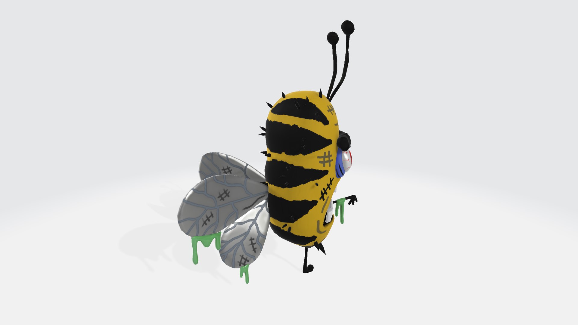 ZomBee - Bee 3D Model - TurboSquid 2373330