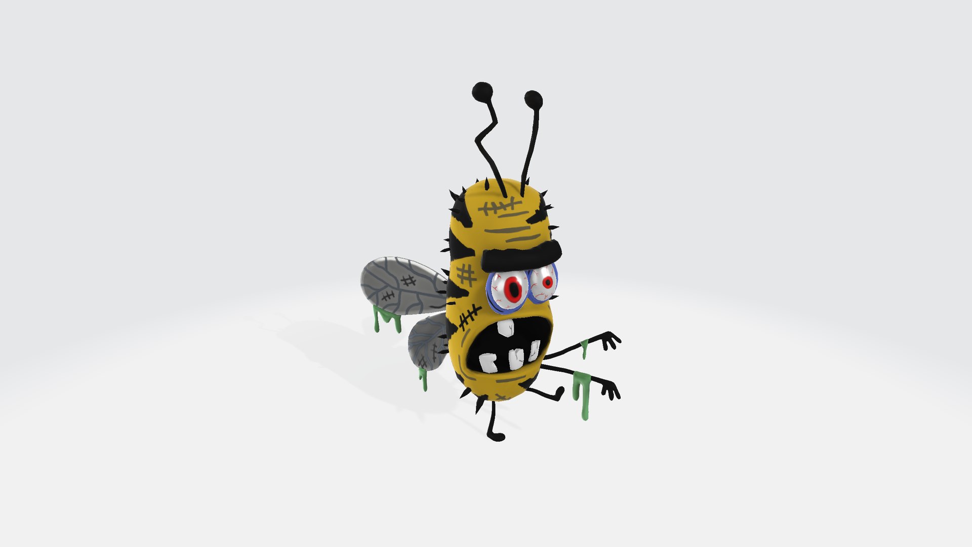 ZomBee - Bee 3D Model - TurboSquid 2373330