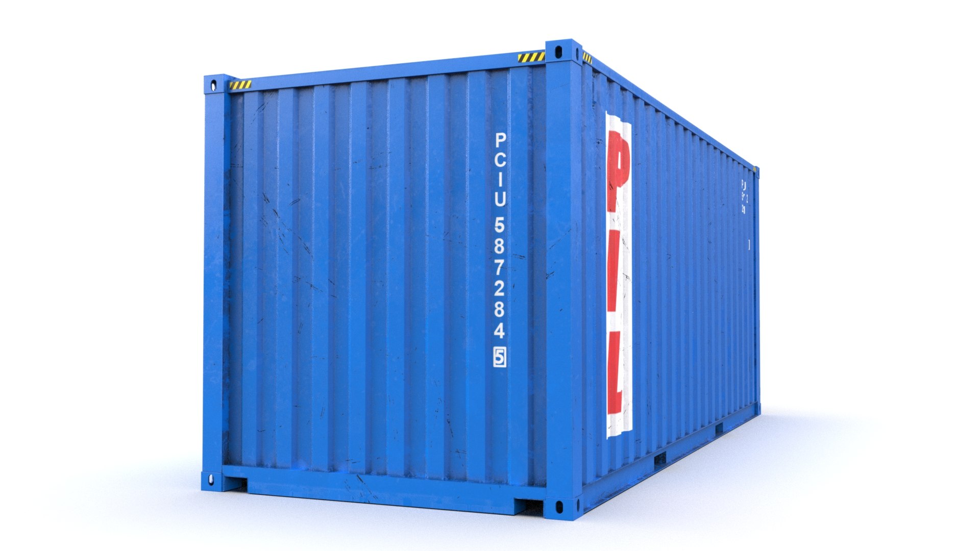 20 Ft PIL Standard Shipping Container 3D Model - TurboSquid 2011953