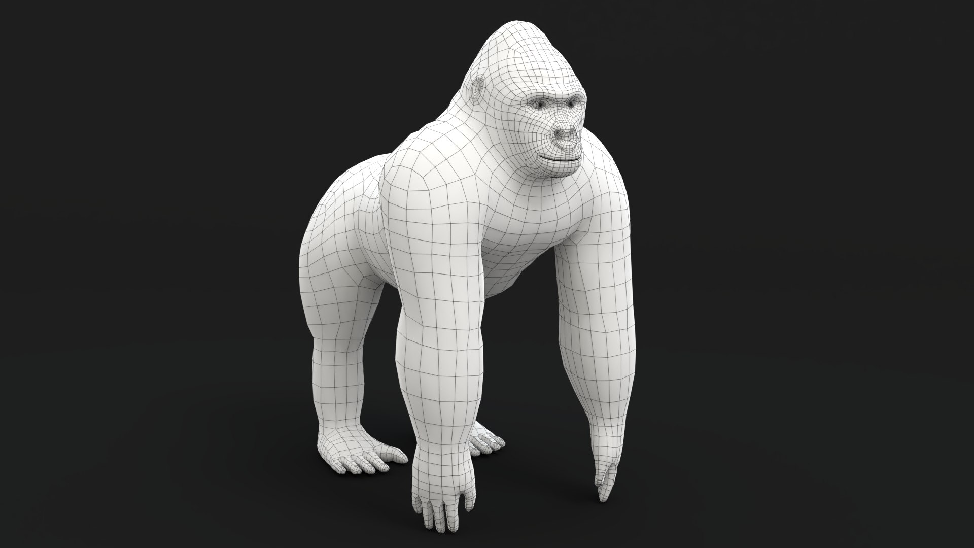 Cartoon Gorilla 3D Model - TurboSquid 1519165