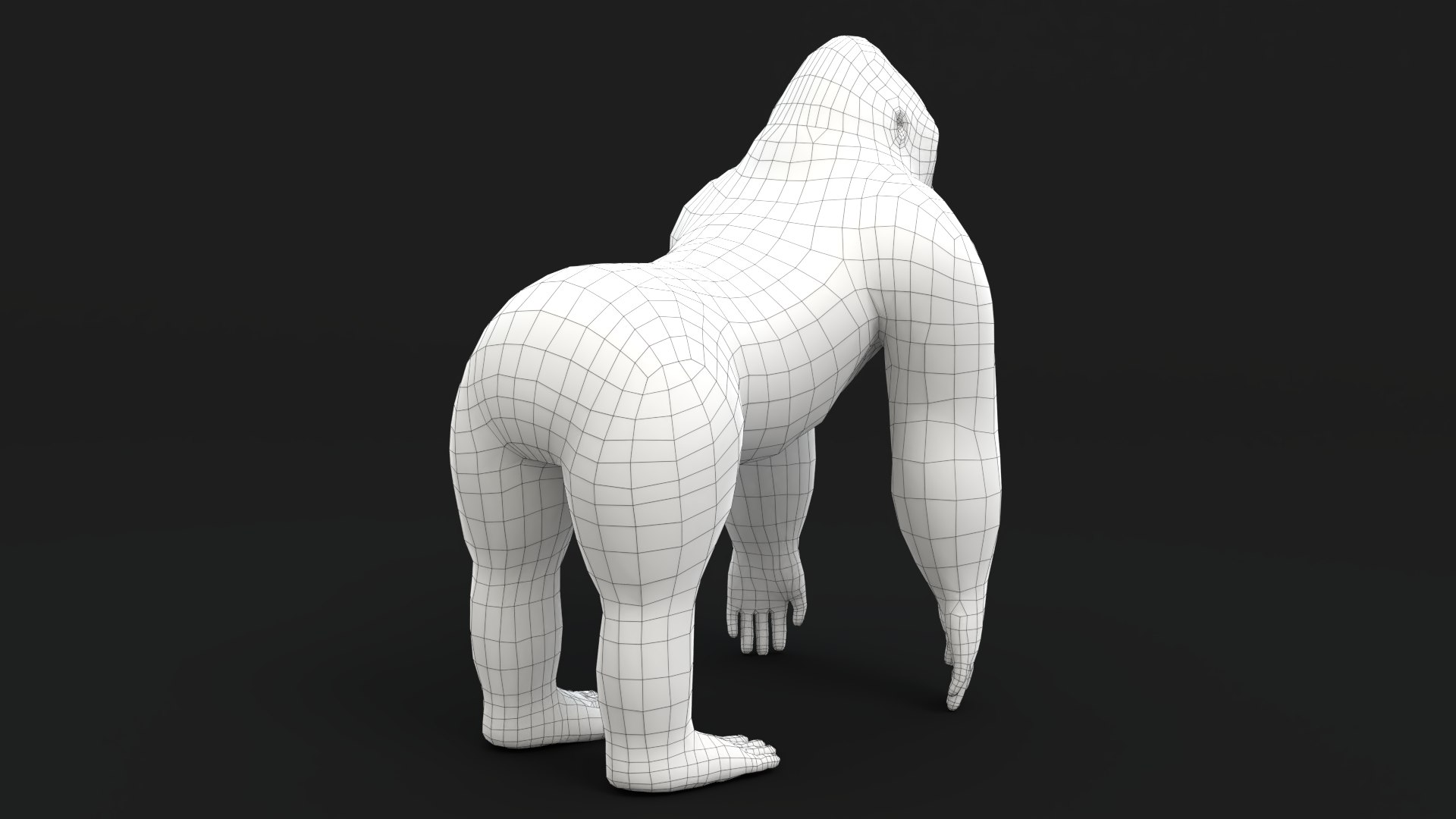 Cartoon Gorilla 3D Model - TurboSquid 1519165