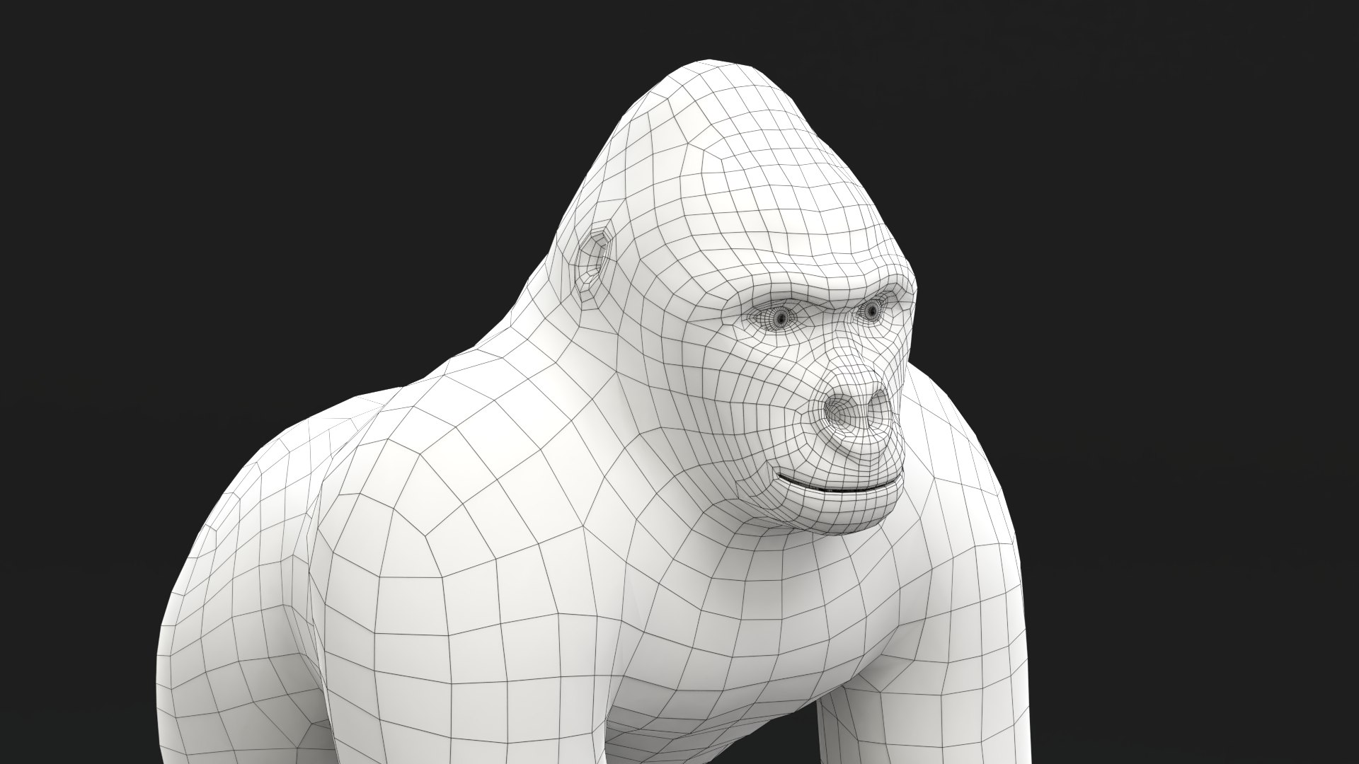 Cartoon Gorilla 3D Model - TurboSquid 1519165