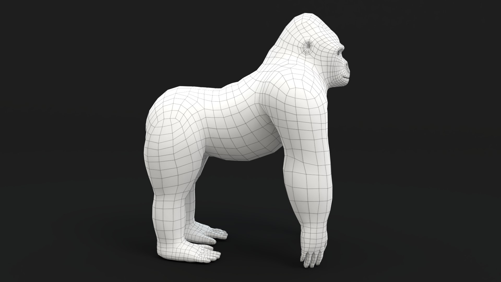 Cartoon Gorilla 3D Model - TurboSquid 1519165