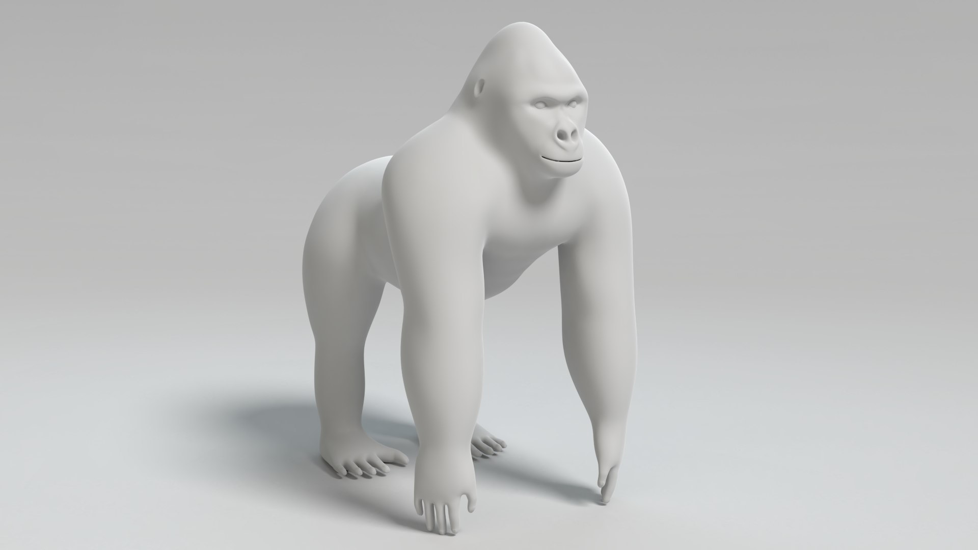 Cartoon Gorilla 3D Model - TurboSquid 1519165