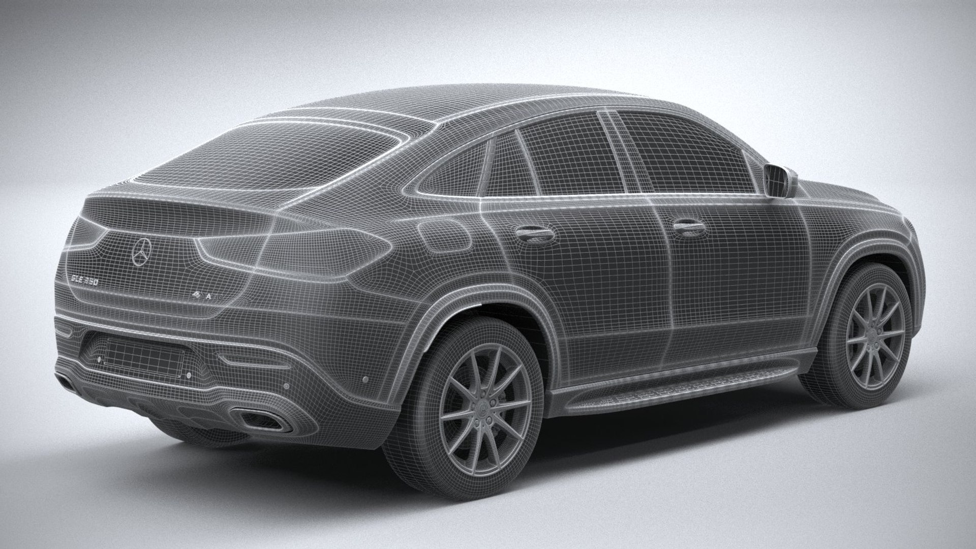 Mercedes-benz gle coupe 3D model - TurboSquid 1493703