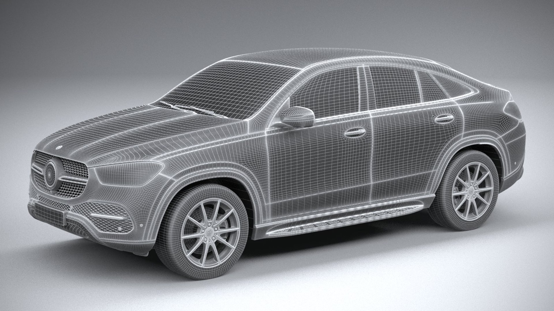 Mercedes-benz gle coupe 3D model - TurboSquid 1493703