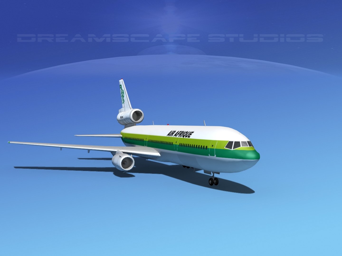 Douglas Dc-10 3d Model