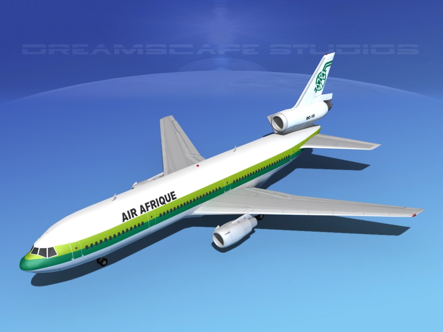 Douglas Dc-10 3d Model