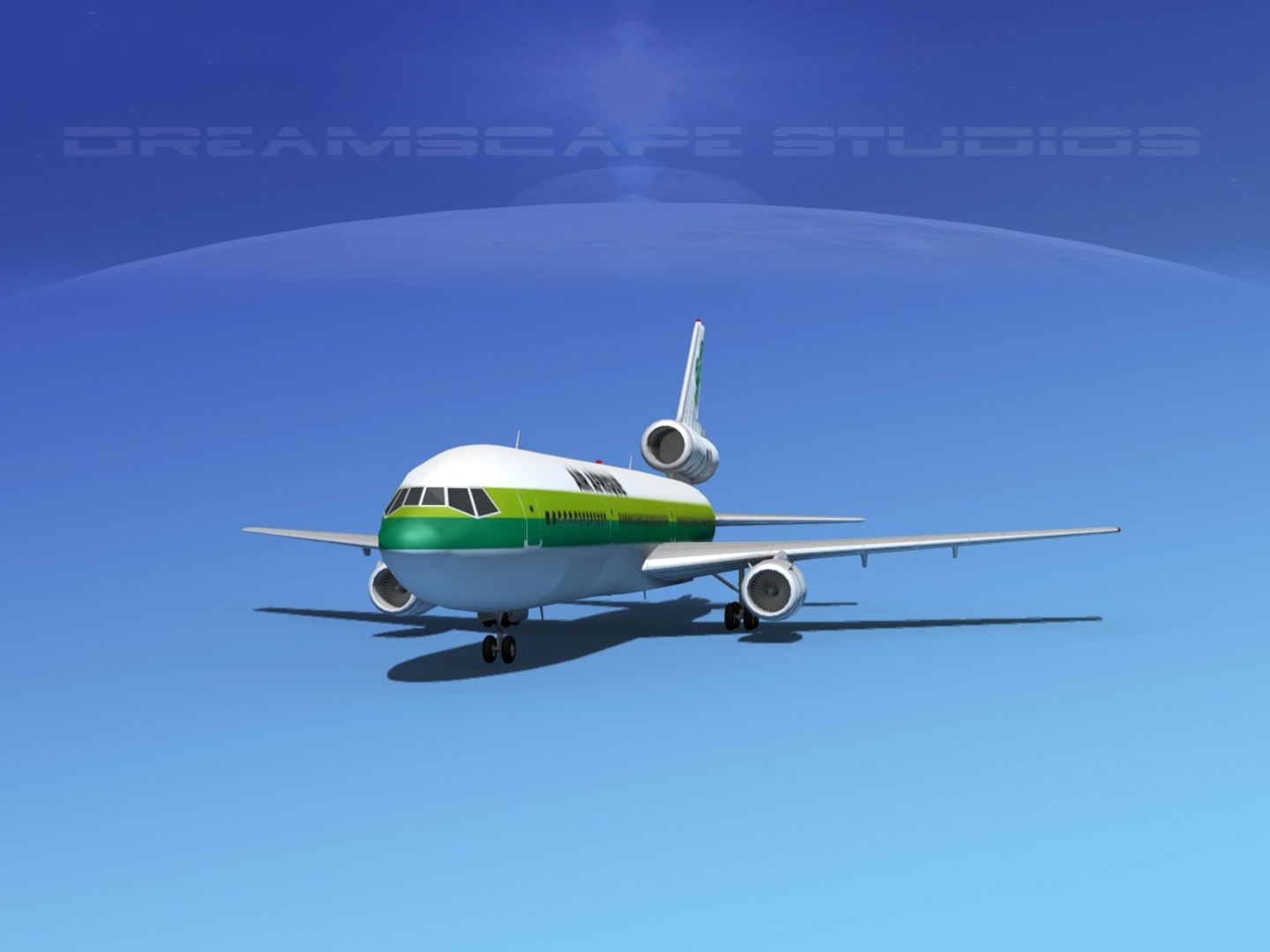 Douglas Dc-10 3d Model