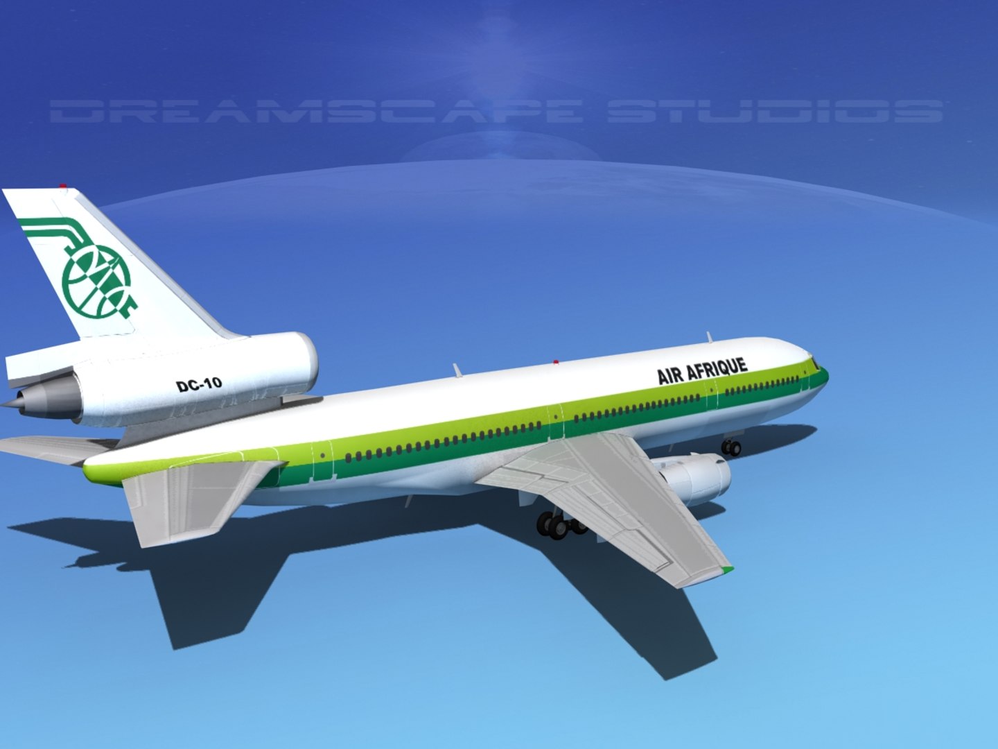 Douglas Dc-10 3d Model