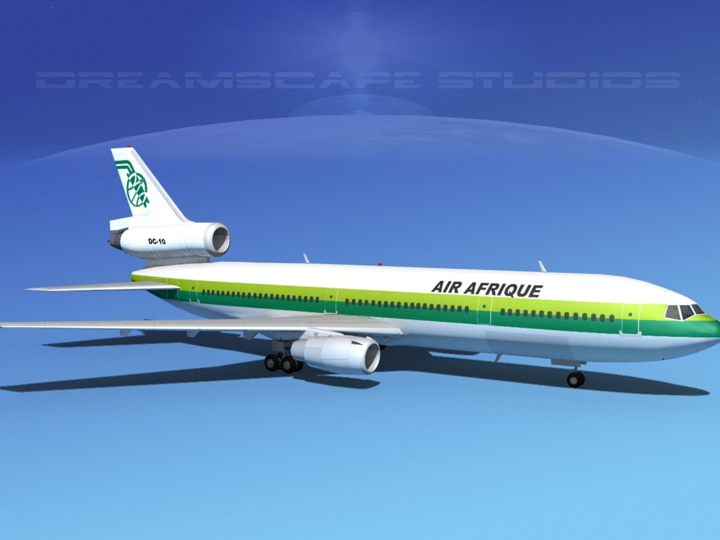 Douglas Dc-10 3d Model