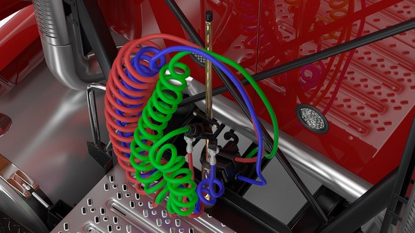 3D semi truck generic - TurboSquid 1521255