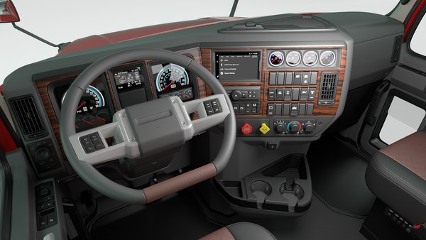 3D semi truck generic - TurboSquid 1521255