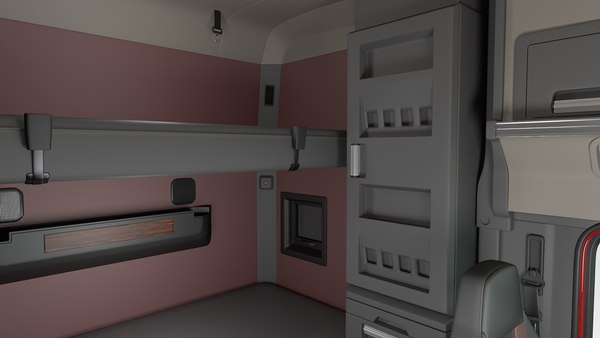 3D semi truck generic - TurboSquid 1521255