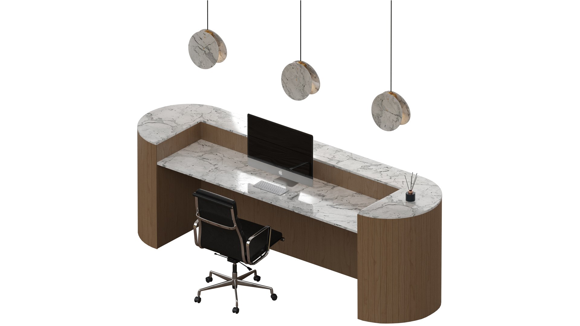 Reception 3 Model - TurboSquid 2196093