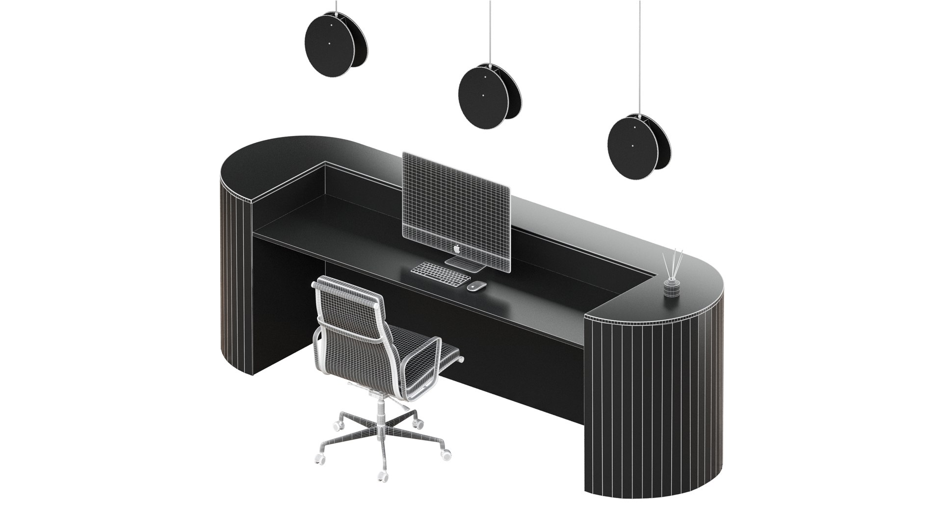 Reception 3 Model - TurboSquid 2196093